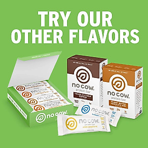No Cow High Protein Bars, Top Flavors Pack, 20g Plus Plant Based Vegan, Keto Friendly, Low Sugar, Low Carb, Low Calorie, Gluten Free, Dairy Free, Non GMO, Kosher, 12 Pack