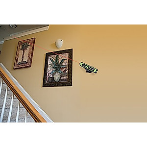 PowerSmith PLTL320 Torpedo Laser Level and Pointer with Magnetic Back, Mounting Base, 360° Rotation, and Batteries, Red