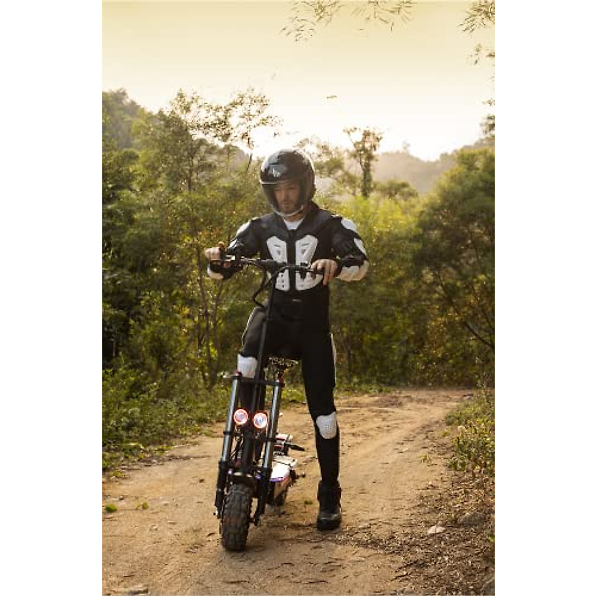 Electric Scooter for Adults,60MPH & 65 Miles Range,Total Power 6000W,60V Dual Drive,Foldable Off-Road Electric Scooter Adults with Removable Seat,(60V38AH 65 Miles Range)
