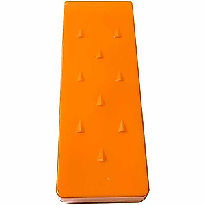 Parts 4 Outdoor 4Pk 5.5" and 8" Tree Felling Wedge with Spikes Made in The USA Logging Equipment 2 of Each (Orange)