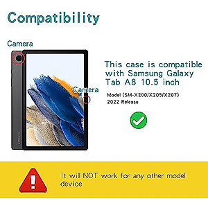 Samsung Galaxy Tab A8 10.5 Inch 2022, [Full-Body][Shock Proof] Protective Case with Pencil Holder and 360 Rotating Hand Strap, Protective Cover with Shoulder Strap (Green)