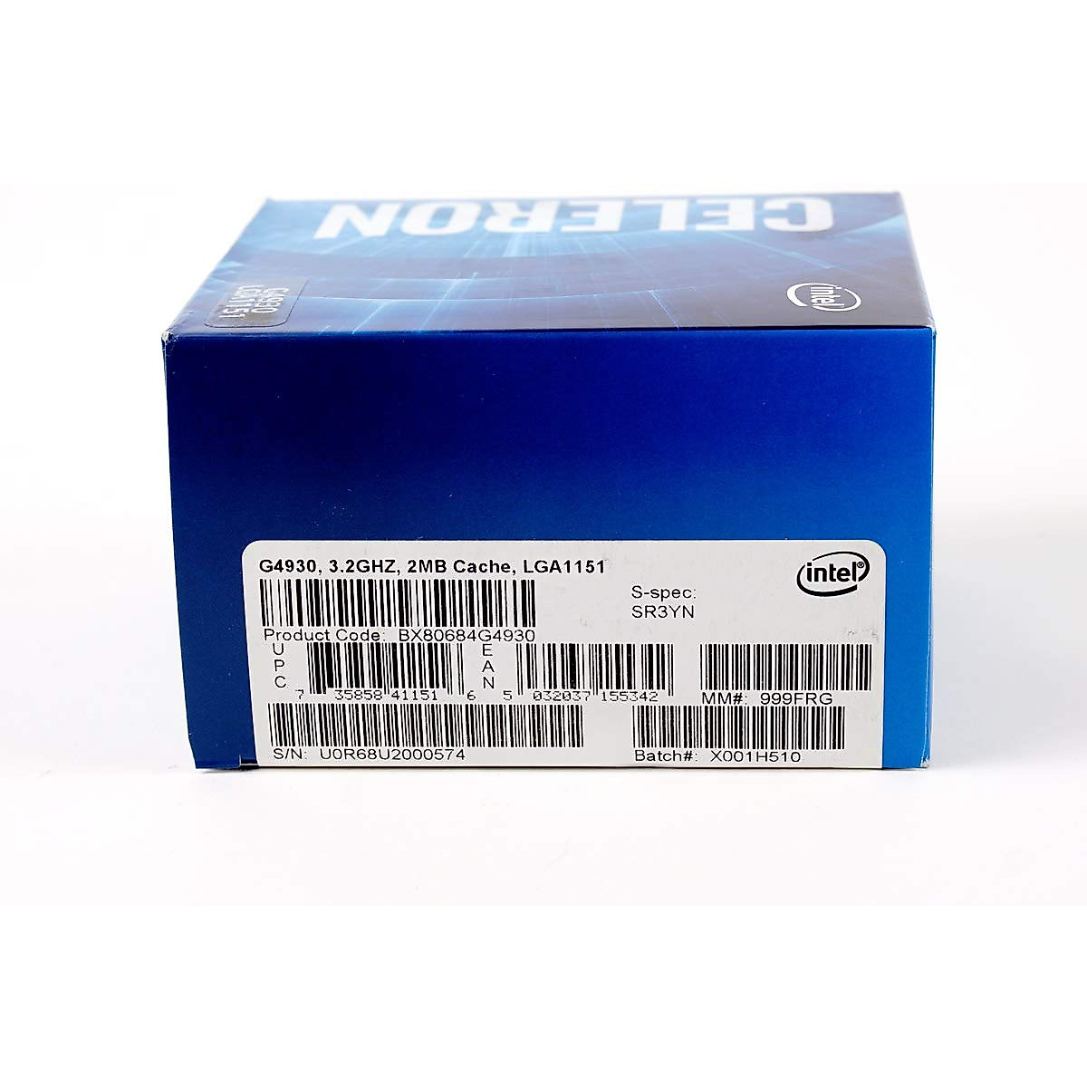 Intel Celeron G4930 Desktop Processor 2 Core 3.2 GHz LGA1151 300 Series 54W