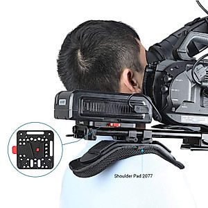 SmallRig V Mount Battery Plate, V-Lock Assembly Kit, Female V-Dock Male V-Lock Quick Release Plate – 1846C