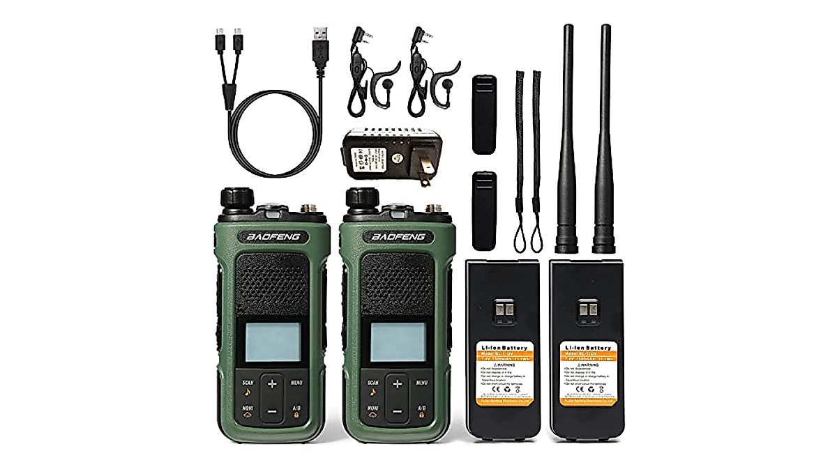 BAOFENG G11S GMRS Radio, NOAA Weather Radio Walkie Talkie Rechargeable ...