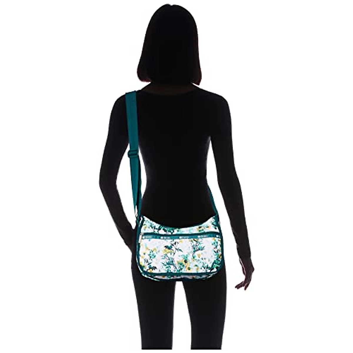 Classic Hobo Florescent Floral Blanc print