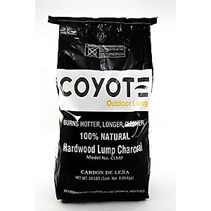 Coyote CLMP All natural lump charcoal - 20 lb bag (M-70)