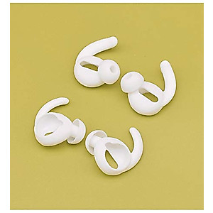 Zotech 3 Pairs AirPods Ear Hooks Cover Earbuds Tips Compatible with Apple AirPods 1 & AirPods 2 or EarPods (White)