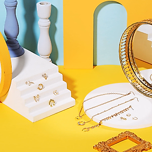 Junkin 12 Pieces nose ring chain Jewelry Stainless Steel Nose Chain Nose Cuff Fake Septum Fake Nose Ring Hoop Fake Septum Ring Non Piercing Nose Rings Gold for Women and Men