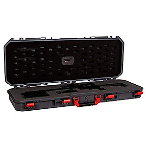Plano All Weather 42 Inch AW2 Tactical Case with Rustrictor, Premium Gun Case with Perforated Pluck Foam for Custom Protection, Black
