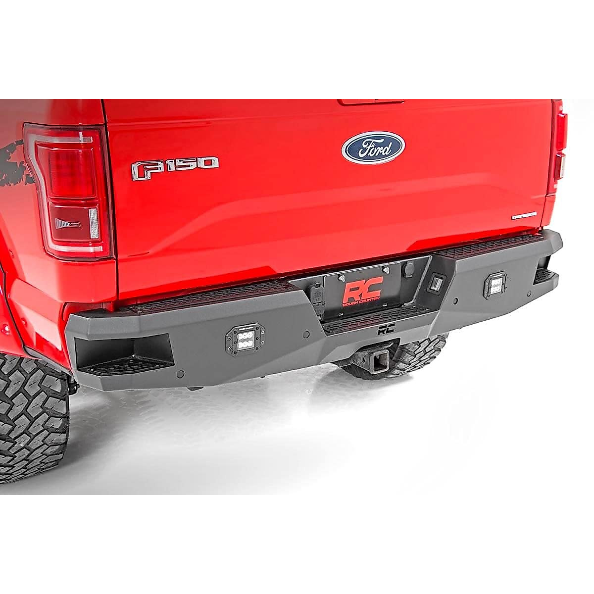 Rough Country Heavy Duty Rear LED Bumper for 2015-2020 Ford F-150-10771
