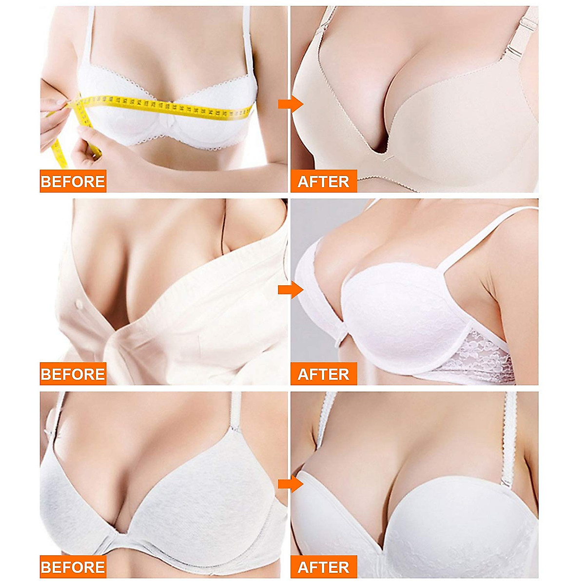 Breast Enhancement Cream, Natural Breast Enlargement Firming and Lifting Cream Nourishing for Push Up Bust with Perfect Body Curve for All Skin Types