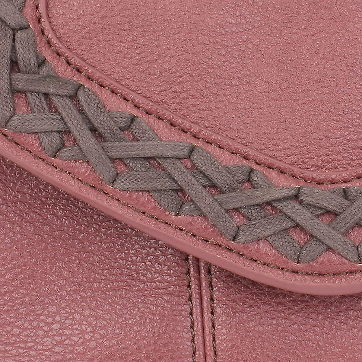 Braided Boho Crossbody -Slim Cat - Berry