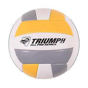 Triumph Classic Volleyball Set - Includes Regulation Size Volleyball, Pump and Padded Carry Case
