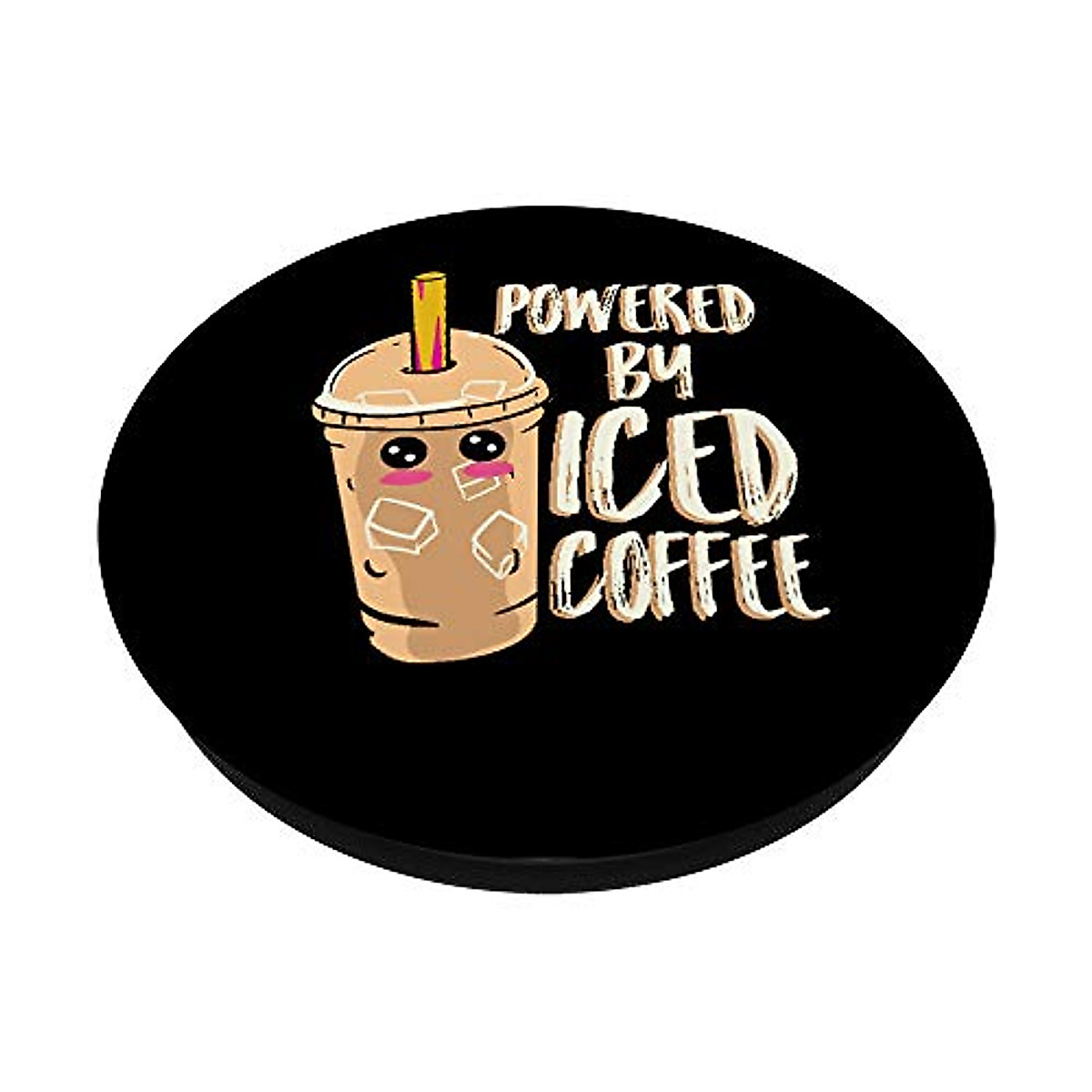 Anime lover Iced Coffee Kawaii PopSockets Swappable PopGrip