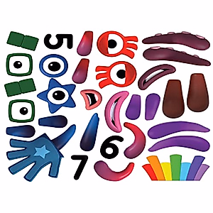 hand2mind Numberblocks Reusable Clings, Numberblocks Characters Decals, Classroom Supplies for Teachers Elementary, Numberblocks Decorations, Removable Decals, Math Gifts for Teachers