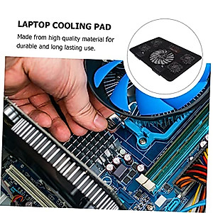 Abaodam Laptop Radiator Cooling Bracket Cooler Fan Laptop Gaming Laptop Cooler Laptop Fan Stand Laptop Cooling Fan Laptop External Fan Laptop Cooling pad air Fan Cooling Rack n5 Metal USB