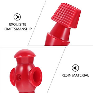 Abaodam Table Foosball Player Replacement Man: 4Pcs Soccer Table Player Foosball Replacement Parts for Dynamo Table Fun Game Toys