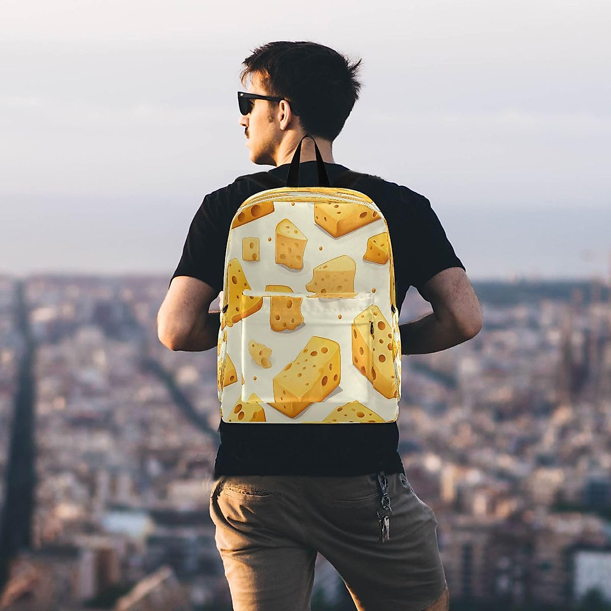 Alpaca Camel Cactus Backpack, Travel Rucksack Lightweight School Bookbag Daypack for Adults Teen Students Boys Girls