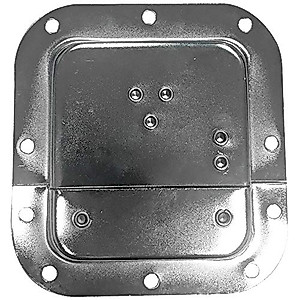 Seismic Audio - SARHW43 - Mid-Size Recessed Spring Loaded Butterfly Latch for PA DJ Rack Road Case Stainless