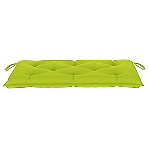 imasay Garden Bench Cushion Bright Green 39.4"x19.7"x 2.8" Fabric