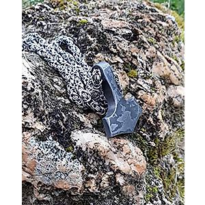 KE-0920-HK Beautiful Hand Forged Damascus Mjolnir Pendant Decoration accessories and EDC