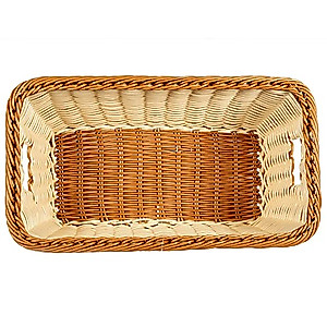 G.E.T. Enterprises WB-1520-TT Two Tone 16" x 9" Rectangular Basket, Polypropylene