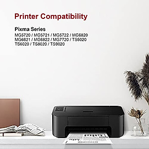 PGI-270XL 4-PGBK Value Pack Compatible Ink Cartridge Replacement for Canon PGI-270XL PGI-270 PGI 270 XL to Use with MG6821 MG6822 MG5720 MG7720 TS9020 TS8020 TS6020 TS5020(4 Large Black)