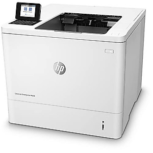 HEWLETT PACKARD Laserjet Enterprise M608dn Monochrome Laser Printer (K0Q18A) with Power Strip Surge Protector and Electronics Basket Microfiber Cleaning Cloth