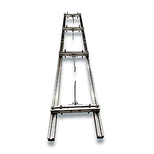 XRKJ Rail Mill Guide System 9 Ft, 3 Crossbar Kits Work with Chainsaw Mill