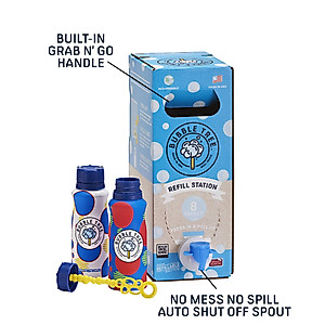 Sustainable Bubble Tree Original Bubble System (1 Liter and 2 Aluminum Bottles of Bubble Solution Made in The USA)