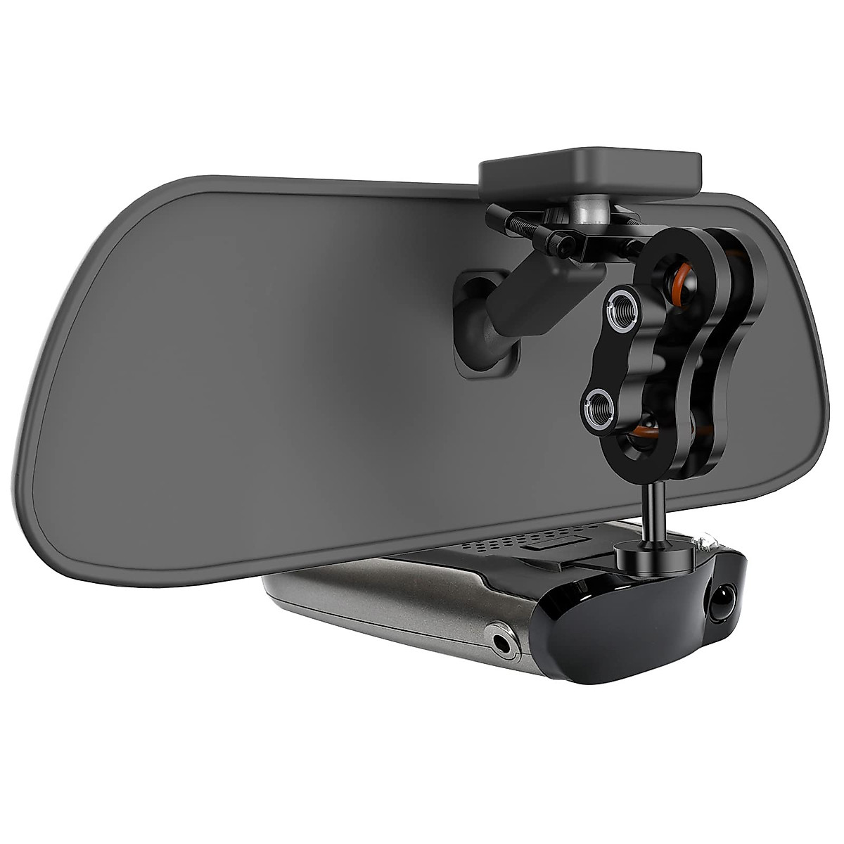 SDSACZMU Radar Detector Mount, Aluminum Rearview Mirror Rod Radar Bracket,for Cobra iRadar ESD SPX RAD 480i 450 380 7800BT Radar Detector