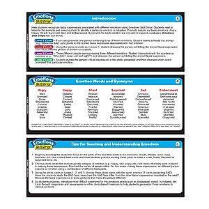 Super Duper Publications | Emotions Skill Strips® Photo Flash Cards | Educational Learning Resource for Children