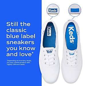 Keds Women's Triple Kick Sneaker, White Canvas, 10