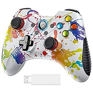 EasySMX Wireless 2.4g Gaming Controller Support PC Steam and PS3, Android, Vista, TV Box Portable Gaming Joystick Gamepad