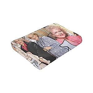 CANDU Fleece Throw Blankets Flannel Sleep Cozy Lightweight Ultra-Soft Micro Blankets for Sofa Travel Air Conditioning Bedding 50''x40'', Black 2