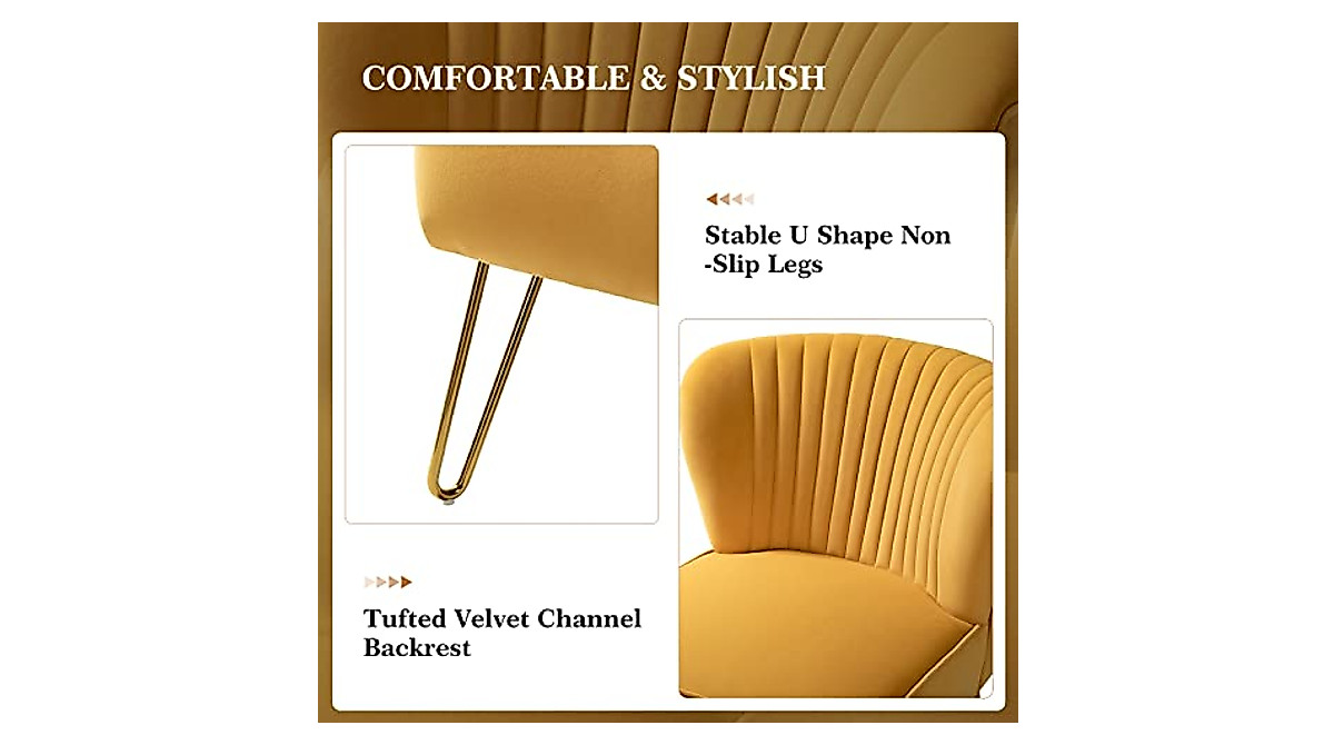 Stylish Velvet Accent Chair for Small Spaces