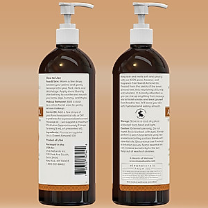Sweet Almond Oil for Skin - Body Oil, Hair Moisturizer and Relaxing Massage and Oil, Carrier Oil for Essential Oils Mixing, Non-Greasy Pure Sweet Almond Oil for Hair and Skin, 16 fl oz