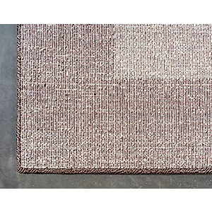 Unique Loom Del Mar Collection Area Rug - Abigail (10' x 13' 1" Rectangle, Light Brown/ Beige)