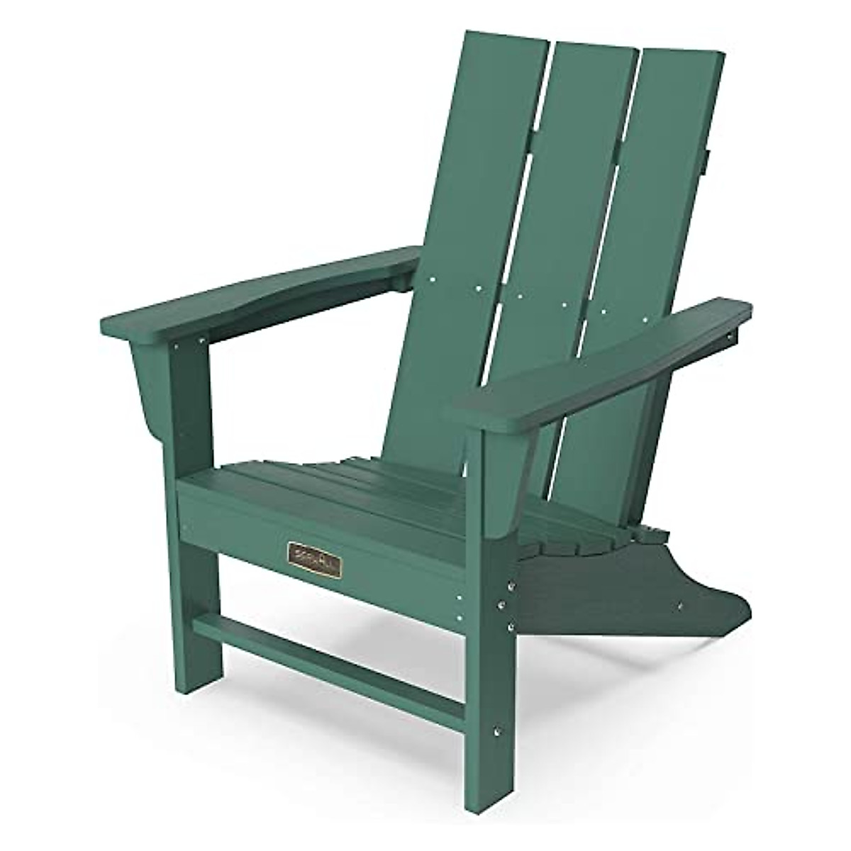 SERWALL Adirondack Chair Oversized Outdoor Fire Pits Chair Weather Resistant-Green