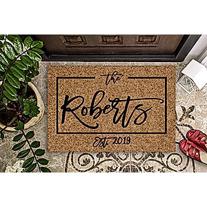 Housewarming Gift | Wedding Gift | Custom Doormat | Personalized Doormat | Closing Gift | Welcome Doormat | Front Door Mat | Monogram Rug