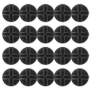 Veemoon 20 pcs Panel Unit Clo Clip Bookshelf DIY Shelves Cube Metal Snap Shelving for- Locker Abs Connector Mesh Modular Organizers, Connectors Black Organizer Clo, Wire Units Shelf
