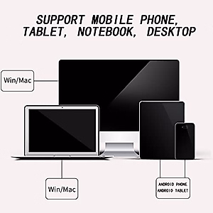 PUFAN Graphics Drawing Tablet, 8.3 X 7 Inch Ultrathin Graphic Tablet, with 8192 Levels Pressure Sensitive Pen, Compatible Mac, Windows and Android, for Drawing, Design, Art Creation Sketch