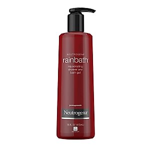 Neutrogena Rainbath Rejuvenating and Cleansing Shower and Bath Gel, Moisturizing Body Wash and Shaving Gel with Clean Rinsing Lather, Pomegranate Scent, 16 fl. oz (Pack of 2)