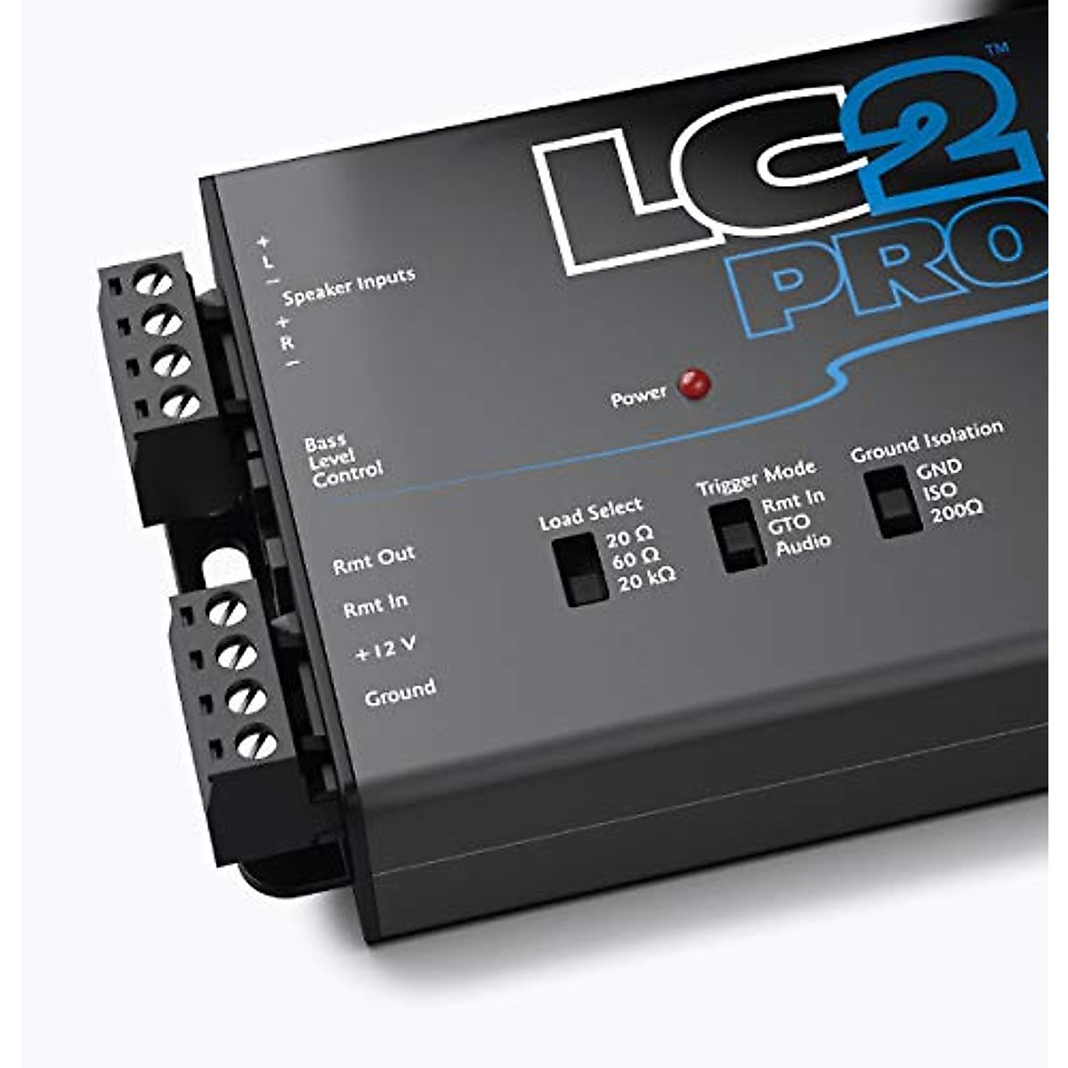 AudioControl LC2i PRO 2-Channel Line Output Converter with Impedance Matching, AccuBASS with 2-Channel Interconnect Cable