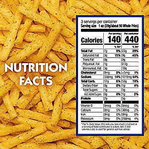 Andy Capp's Ranch Fries Snacks, 3-oz Bag (Pack of 12)