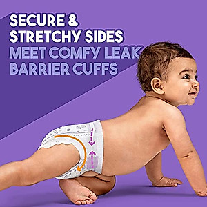 Luvs Size 3 Baby Diapers, Platinum Protection Bluey Diapers for Day & Night, Size 3, 34 Count (Packaging May Vary)