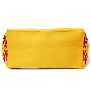 Birsppy Me Plus Sports Baseball-Softball Design Tote Hand Bags/Fashion Shoulder Bags/X-Large 21 IN. (Softball)