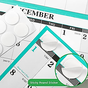 Erasable Calendar 2023-2024 - 12 Monthly Wall Calendar 2023-2024 from July 2023 to June 2024, Dry Erase Calendar with Julian Date, 34.6 x 23 Inches, Calendar Waterproof Material is Easy to Erase, folded and packaged by envelope paper, which makes the cale