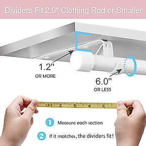 Dabancy Wooden Baby Closet Dividers - Set of 10 from Newborn to Toddler and 2 Blanks with Velvet Bag,Wooden Nursery Closet Dividers for Baby Clothes- [box]