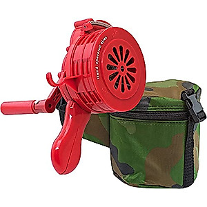 Vixen Horns Hand Crank Siren, Loud Portable Air-raid Hand Held Siren, Manual Operated Siren Horn, Handheld Fire Alarm Tornado Air Raid Siren (Plastic), VXS-1000P